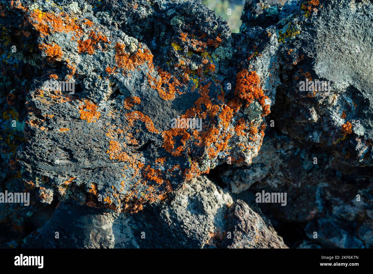 Photograph from the Craters of the Moon National Monument near Arco ...