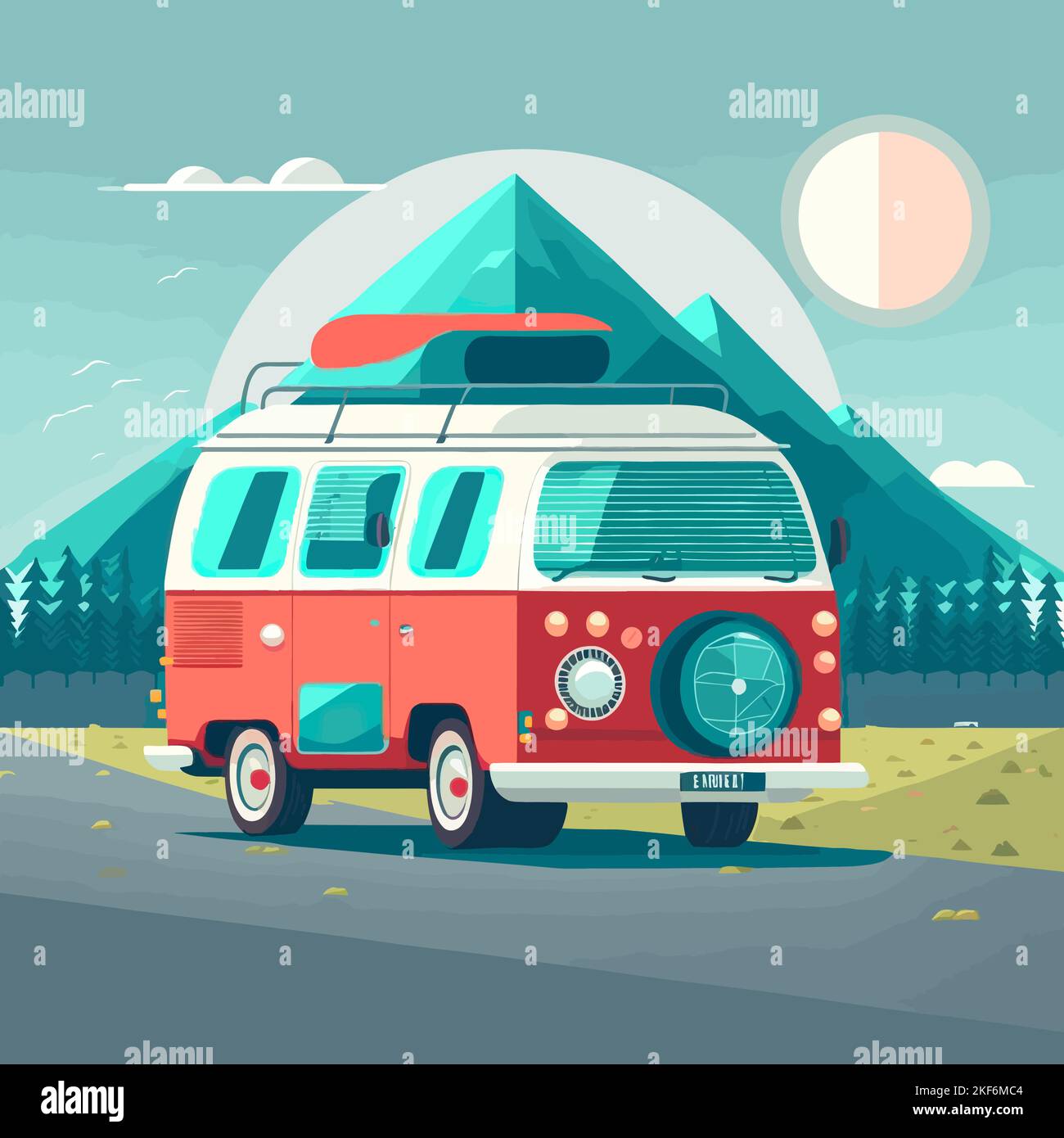 Camper country Stock Vector Images - Alamy