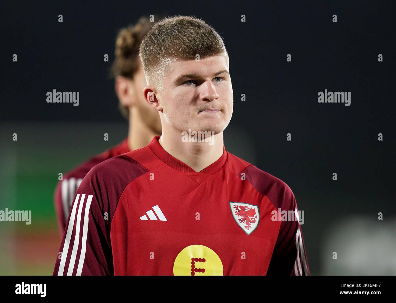 Wales backup player Jordan James during a Community Engagement event at ...