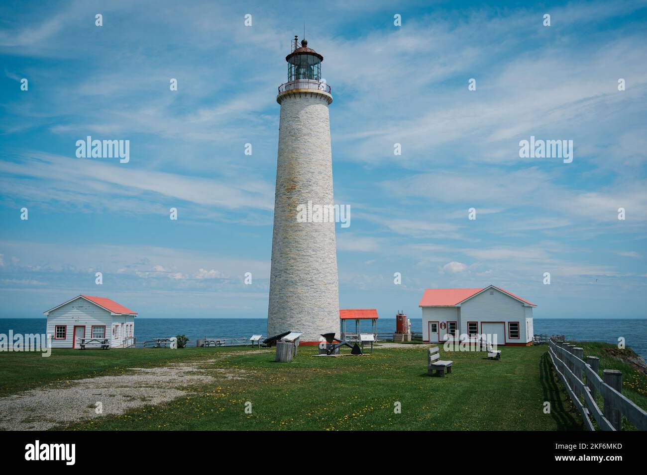 Cap-des-Rosiers Lighthouse, Gaspé, Québec, Canada Stock Photo - Alamy