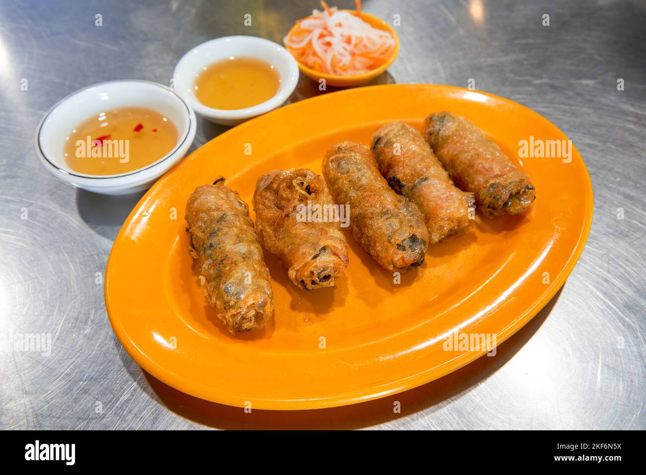 A Delicious, Crispy Vietnamese Fried Spring Roll Stock Photo - Alamy