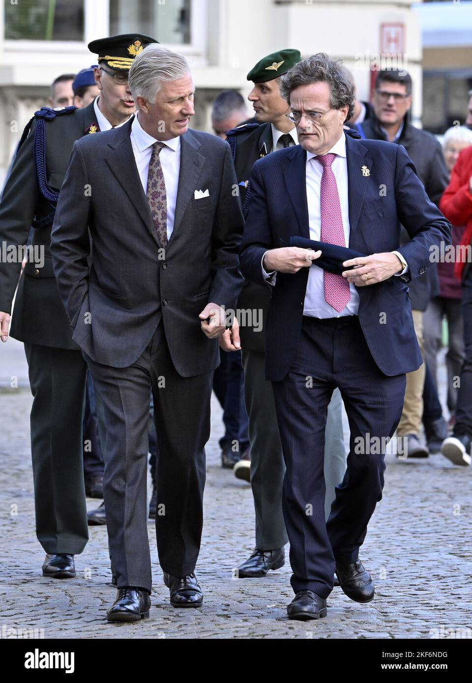 Belgium - King Philippe - Filip of Belgium and Vincent Houssiau, Chief ...