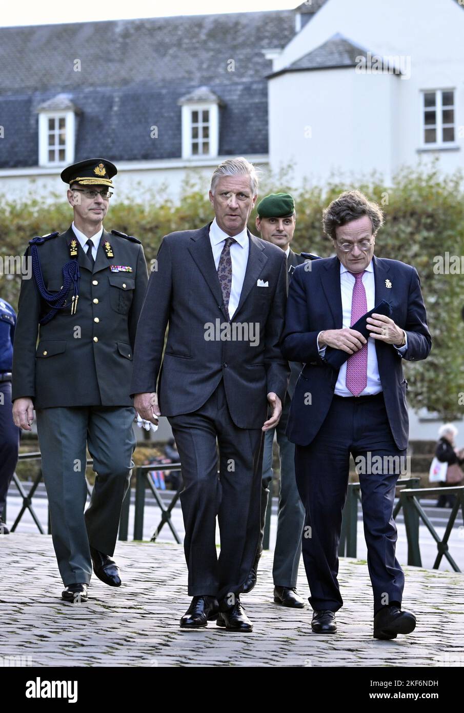 Belgium - King Philippe - Filip of Belgium and Vincent Houssiau, Chief ...