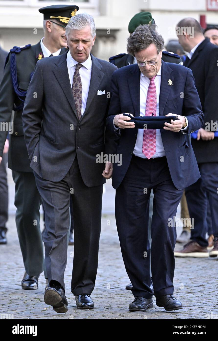 Belgium - King Philippe - Filip of Belgium and Vincent Houssiau, Chief ...