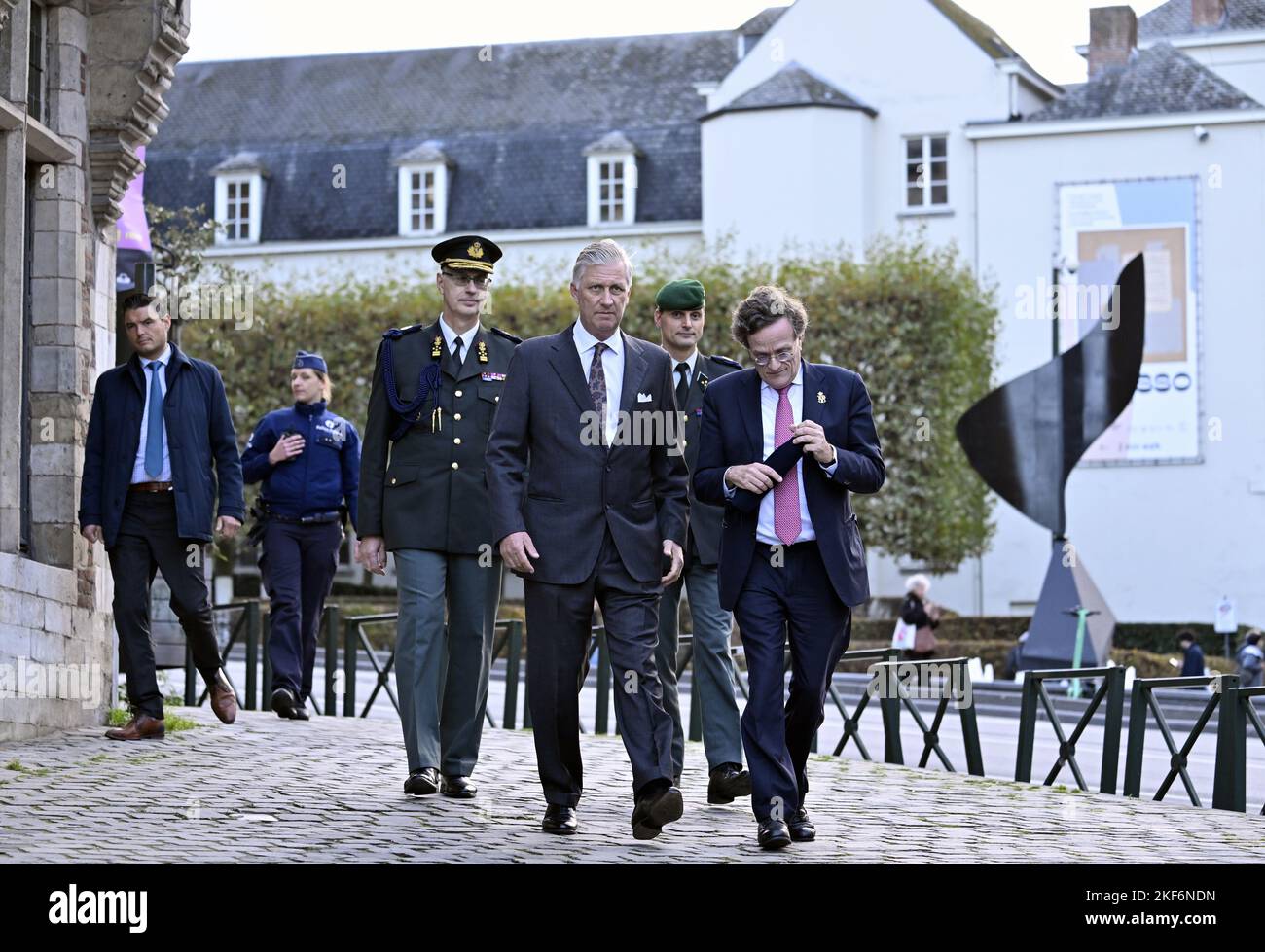 Belgium - King Philippe - Filip of Belgium and Vincent Houssiau, Chief ...