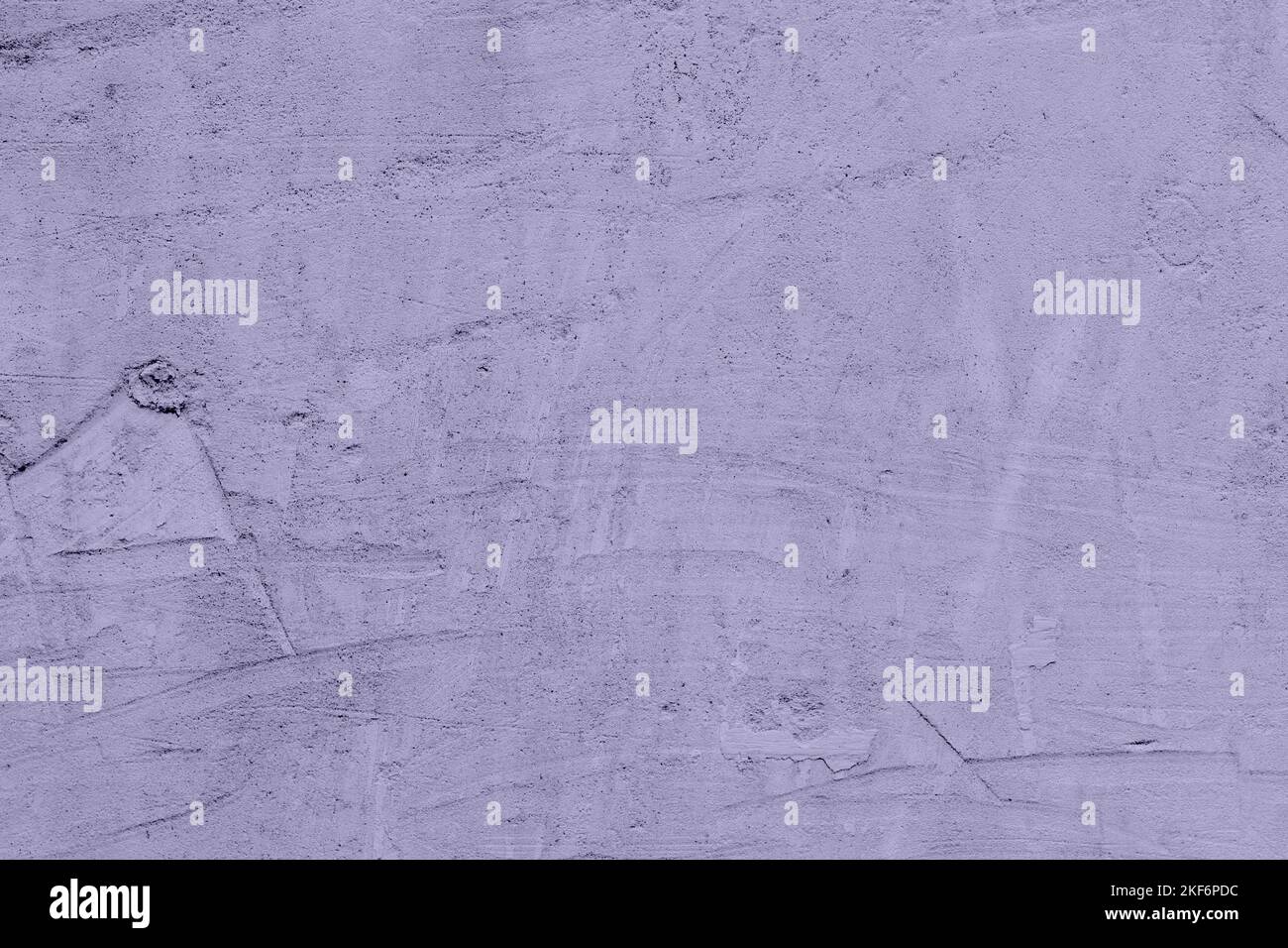 Digital Lavender Color of the Year 2023. Old grungy concrete wall on a ...