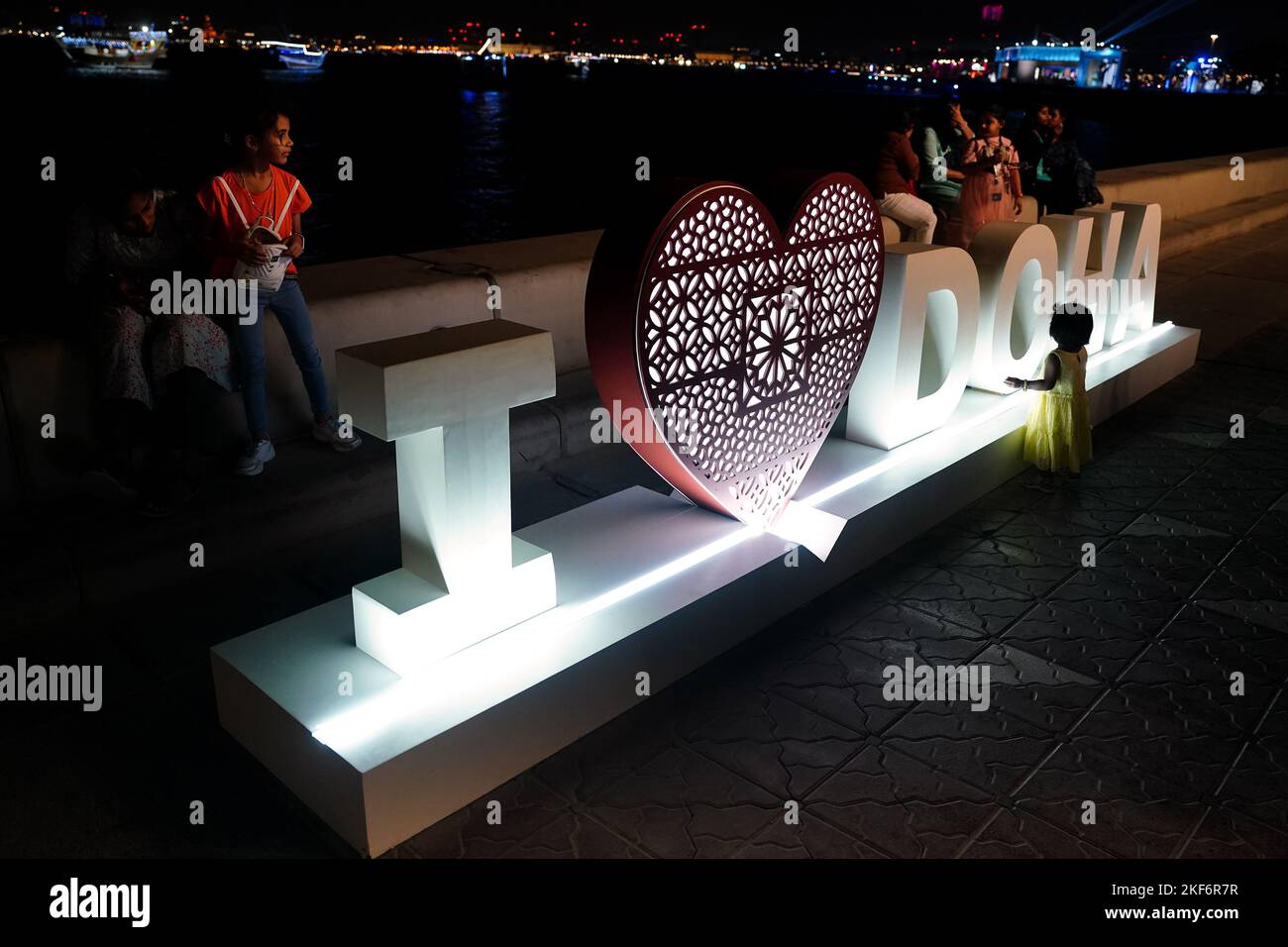I love Doha art work ahead of the FIFA World Cup 2022 in Qatar. Picture ...