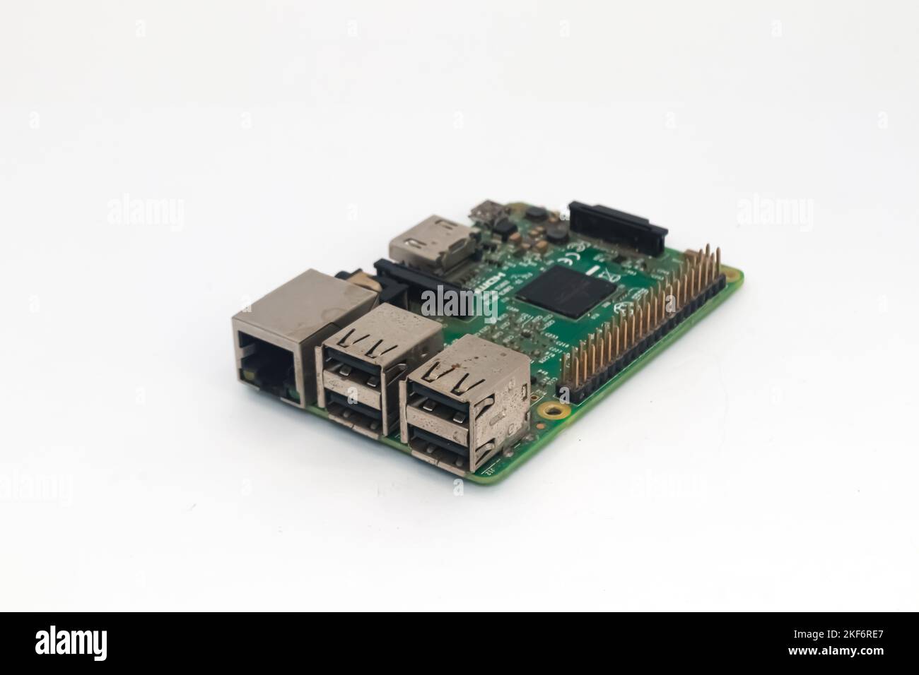 a side view of a mini pc on a white background Stock Photo - Alamy