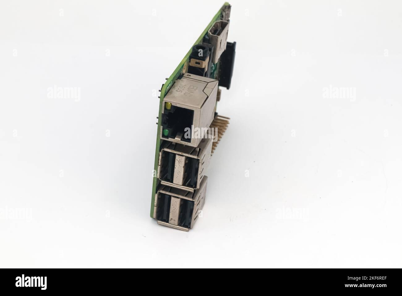 a front view of a mini pc on a white background Stock Photo - Alamy