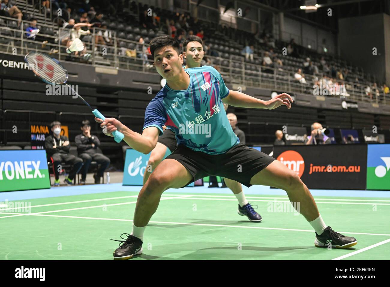 Sydney, Australia. 16th Nov, 2022. Lu Ching Yao (front) and Yang Po Han ...