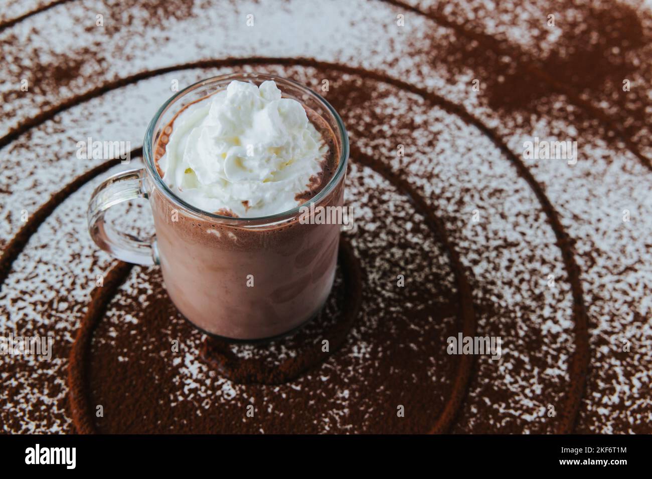 A closeup shot of an appetizing frozen hot chocolate Stock Photo - Alamy