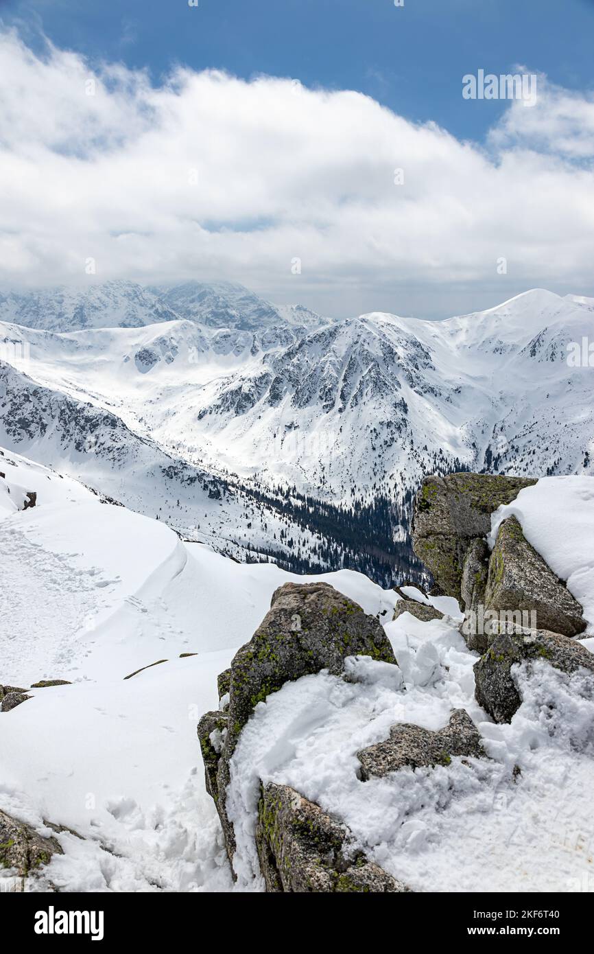 Winter landscape in the Tatra Mountains Stock Photo - Alamy