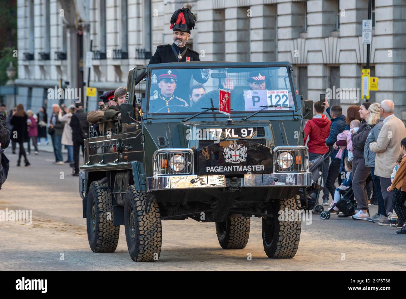 Pageantmaster Dominic Reid at the Lord Mayor's Show parade in the City ...