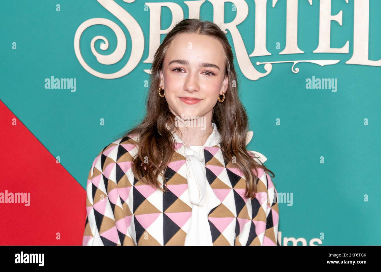 Marlow Barkley attends premiere by Apple Original Films "Spirited" at ...