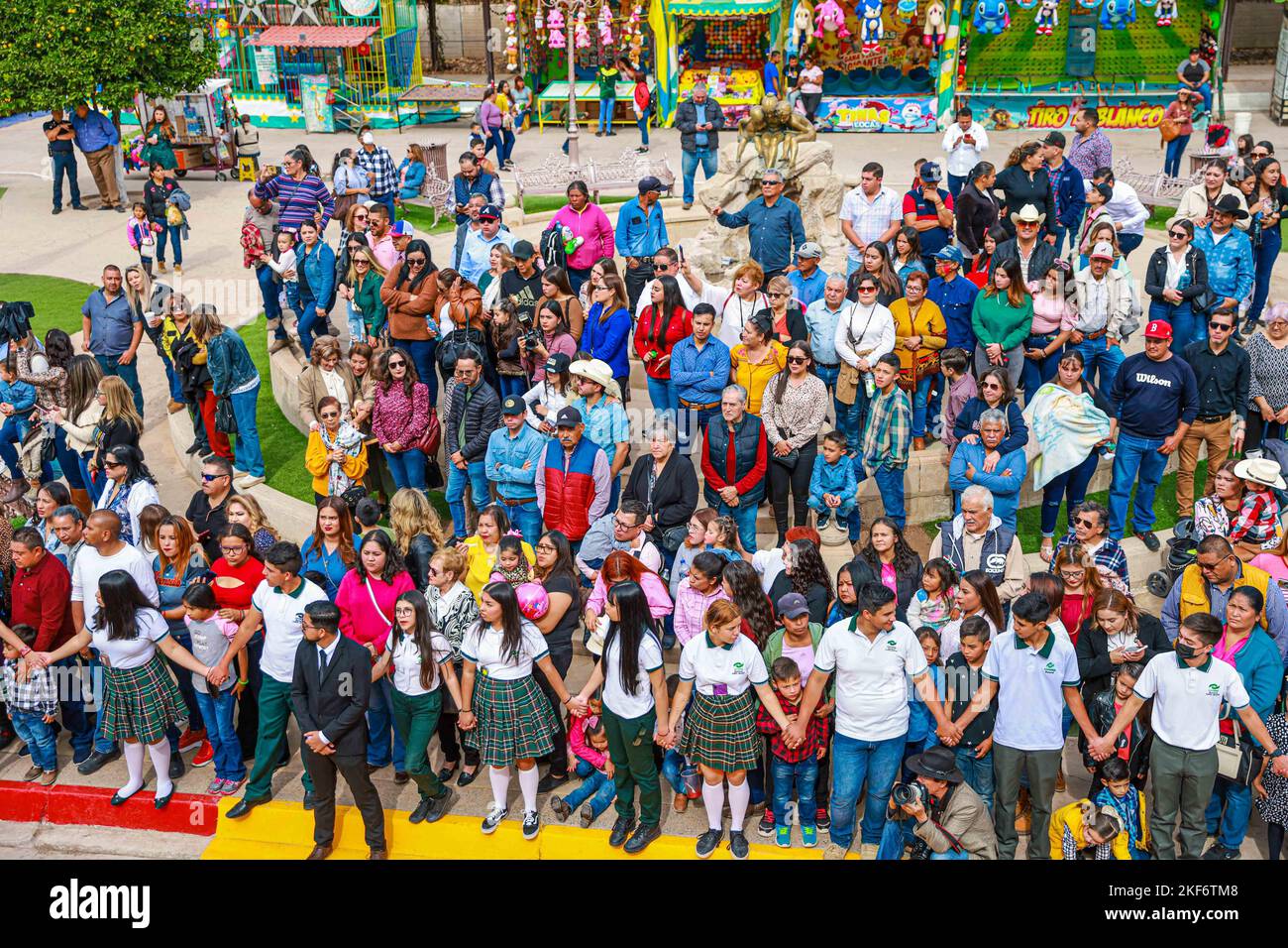 Civic and military parade in homage to Jesús García Corona in Nacozari ...