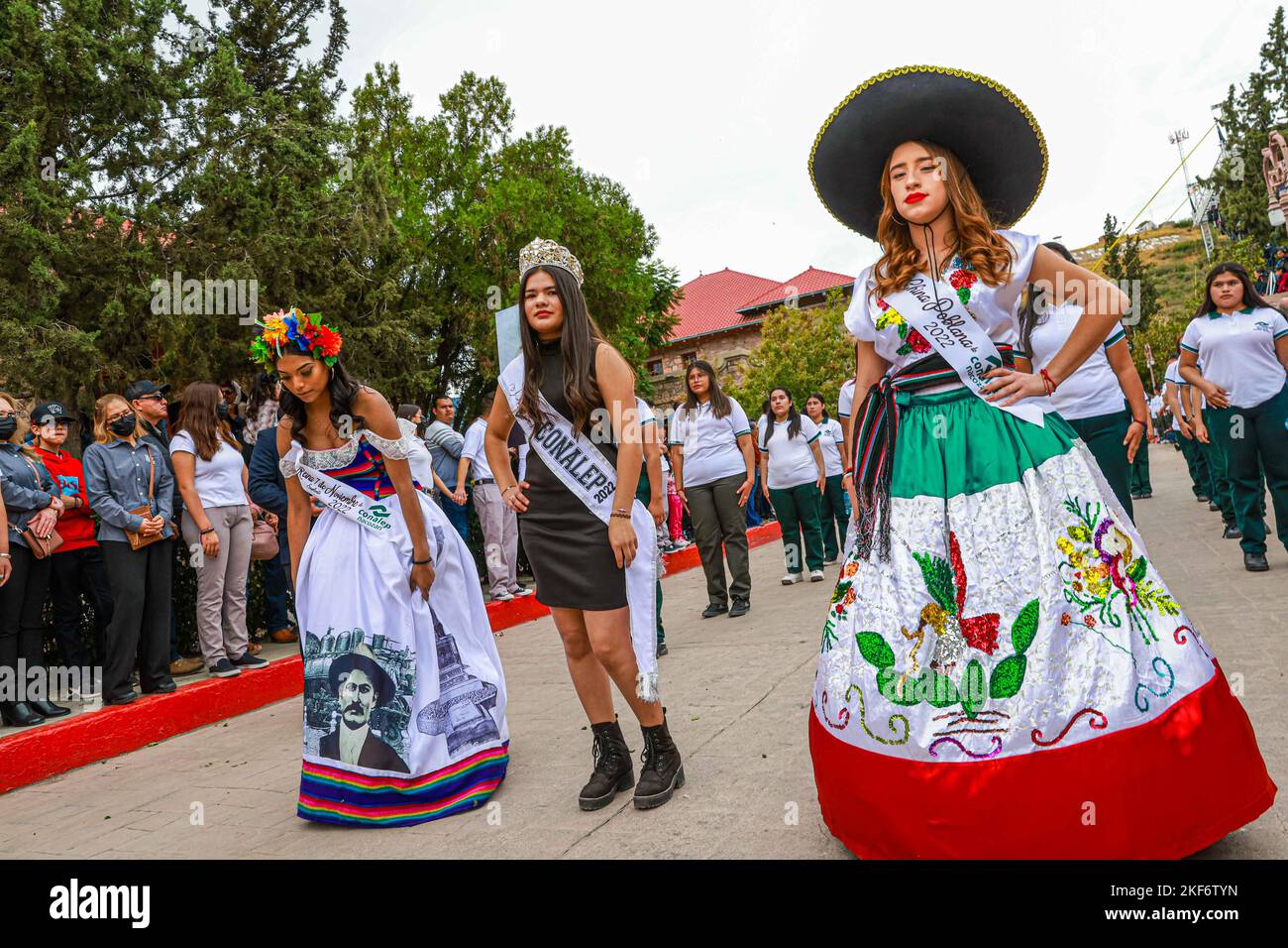 Civic and military parade in homage to Jesús García Corona in Nacozari ...