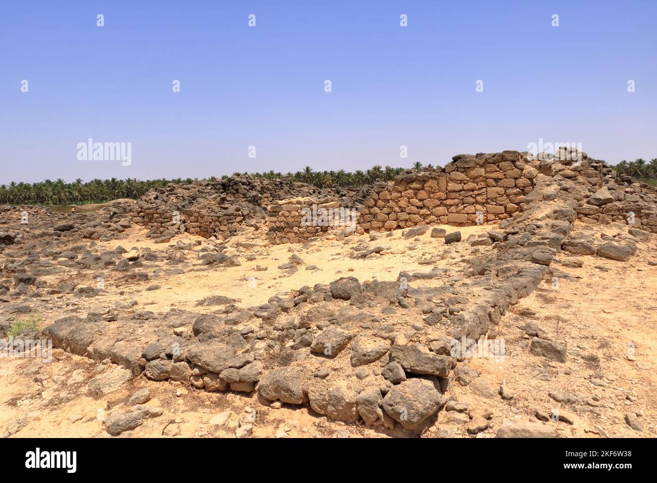 Ruins of grand mosque at Al Balid in Salalah, Oman Stock Photo - Alamy