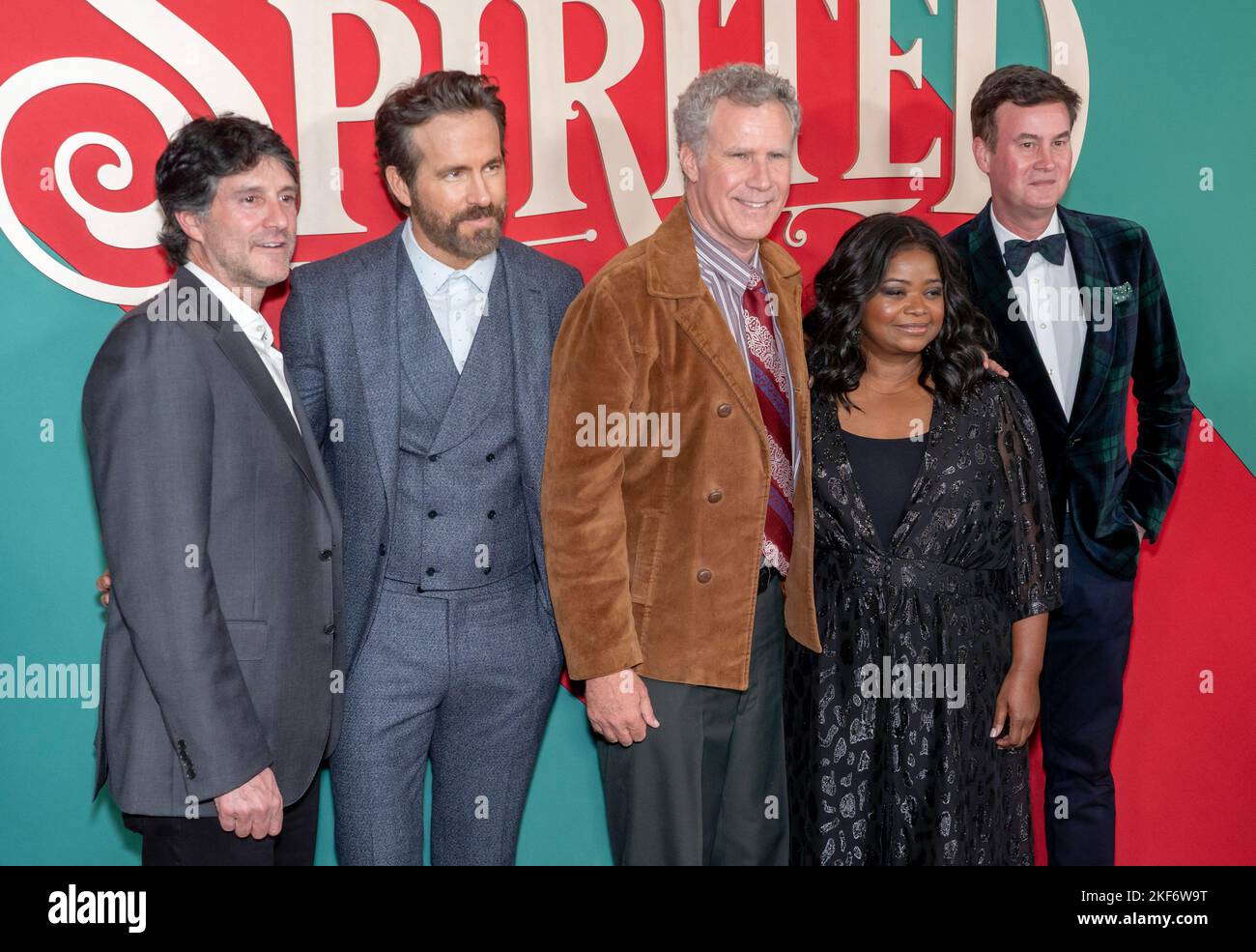 Jamie Erlicht, Ryan Reynolds, Will Ferrell, Octavia Spencer and Zack ...