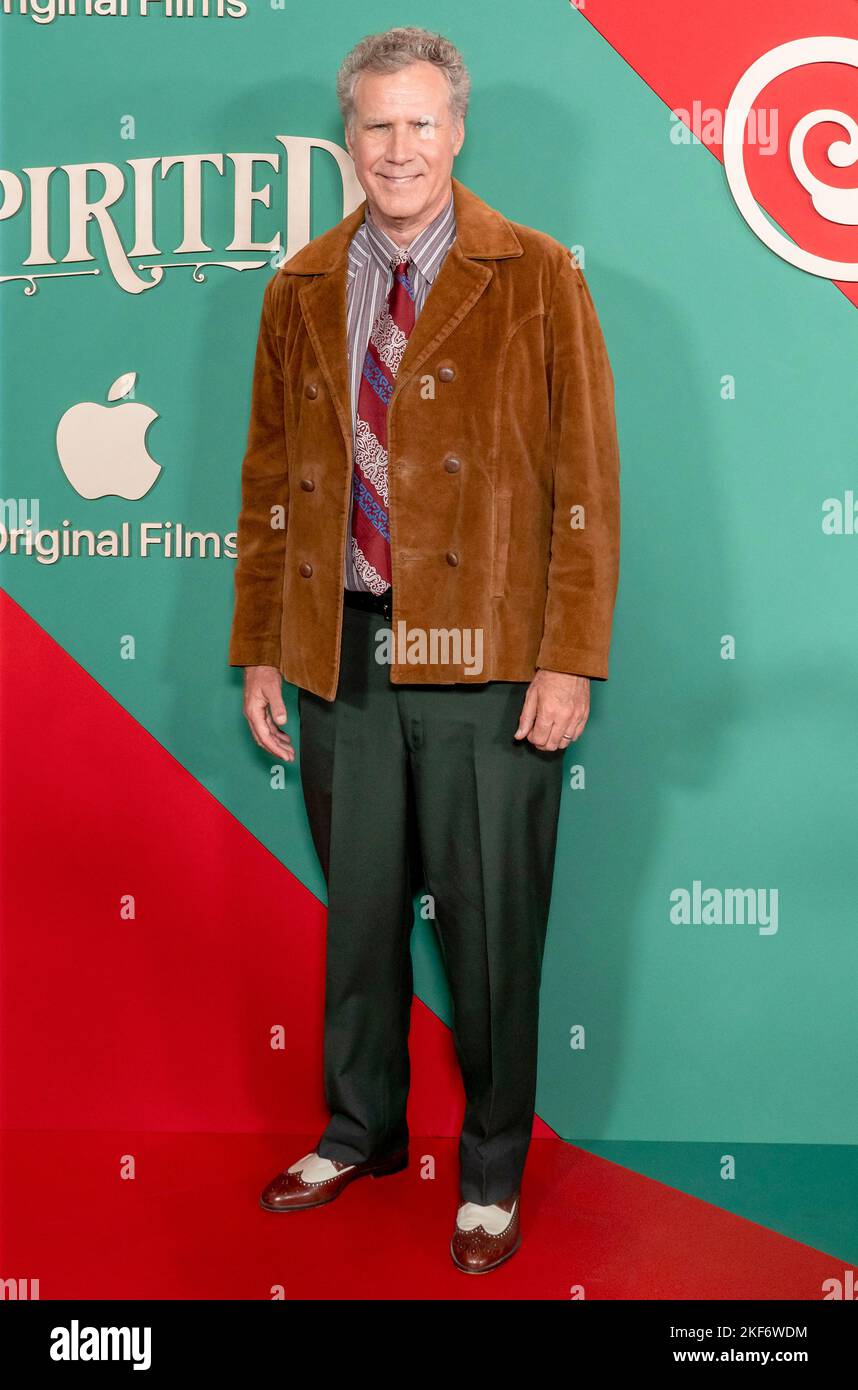 Will Ferrell attends premiere by Apple Original Films "Spirited" at ...