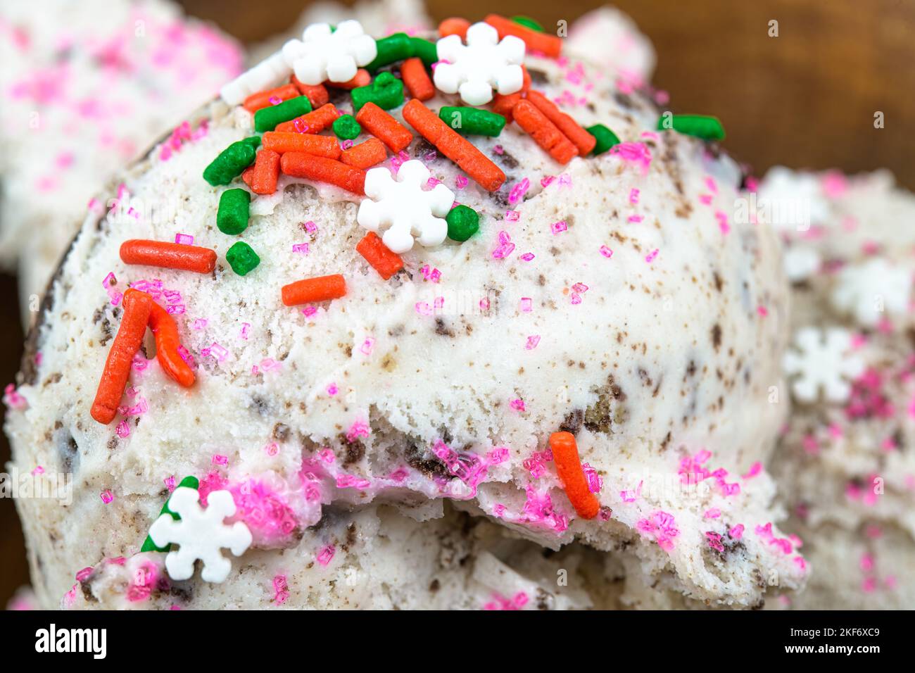 Sugar sprinkles on top of an ice-cream Stock Photo - Alamy