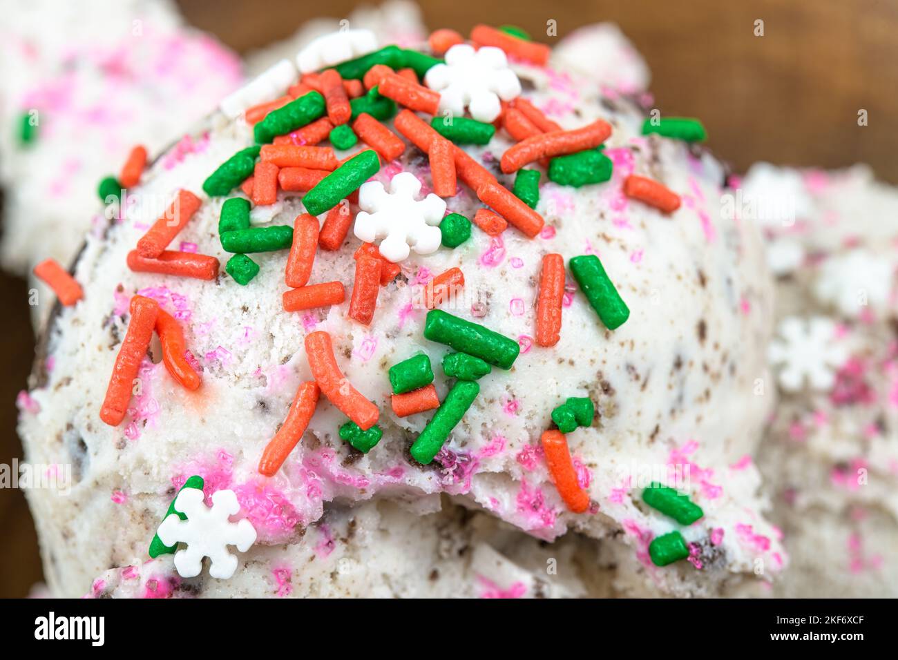 Sugar sprinkles on top of an ice-cream Stock Photo - Alamy