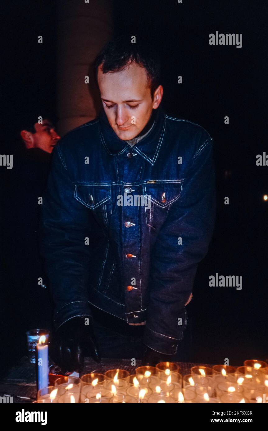 Paris, France, Portrait, Young Man, December 1, World AIDS Day, AIDS ...