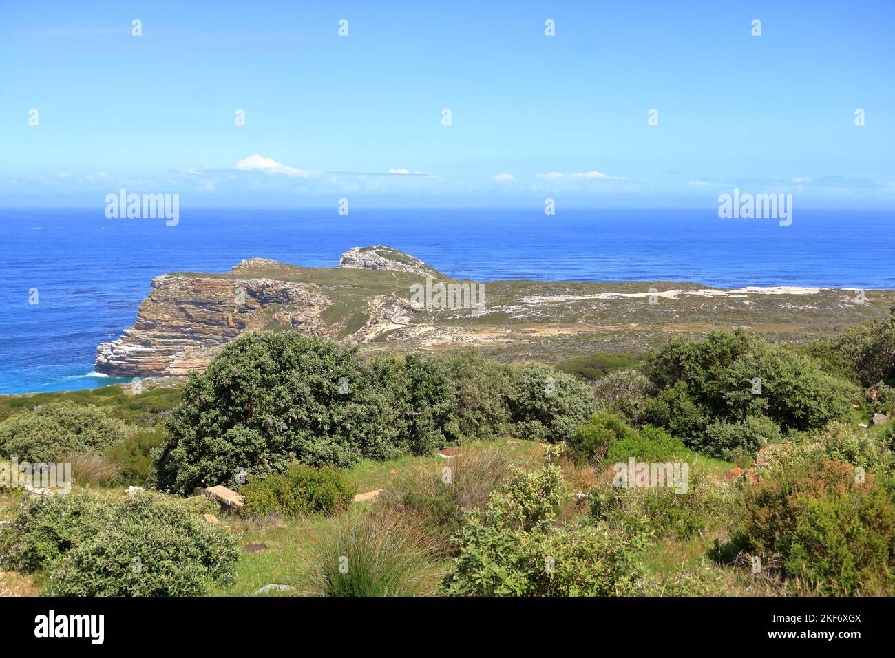 Beautiful view from the New Cape Point Lighthouse, Cape of Good Hope ...