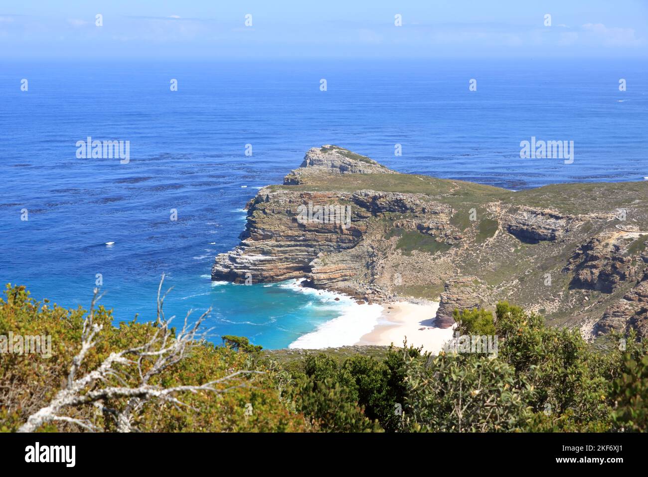 Beautiful view from the New Cape Point Lighthouse, Cape of Good Hope ...