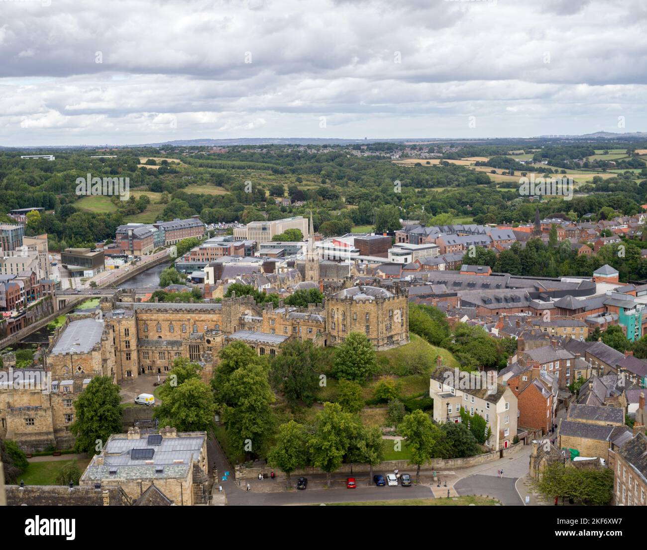 Durham cathedral aerial view hi-res stock photography and images - Alamy