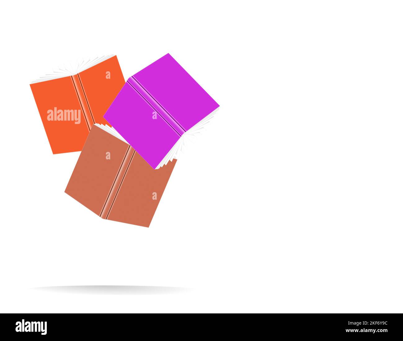 Books Falling Off Shelf Cartoon