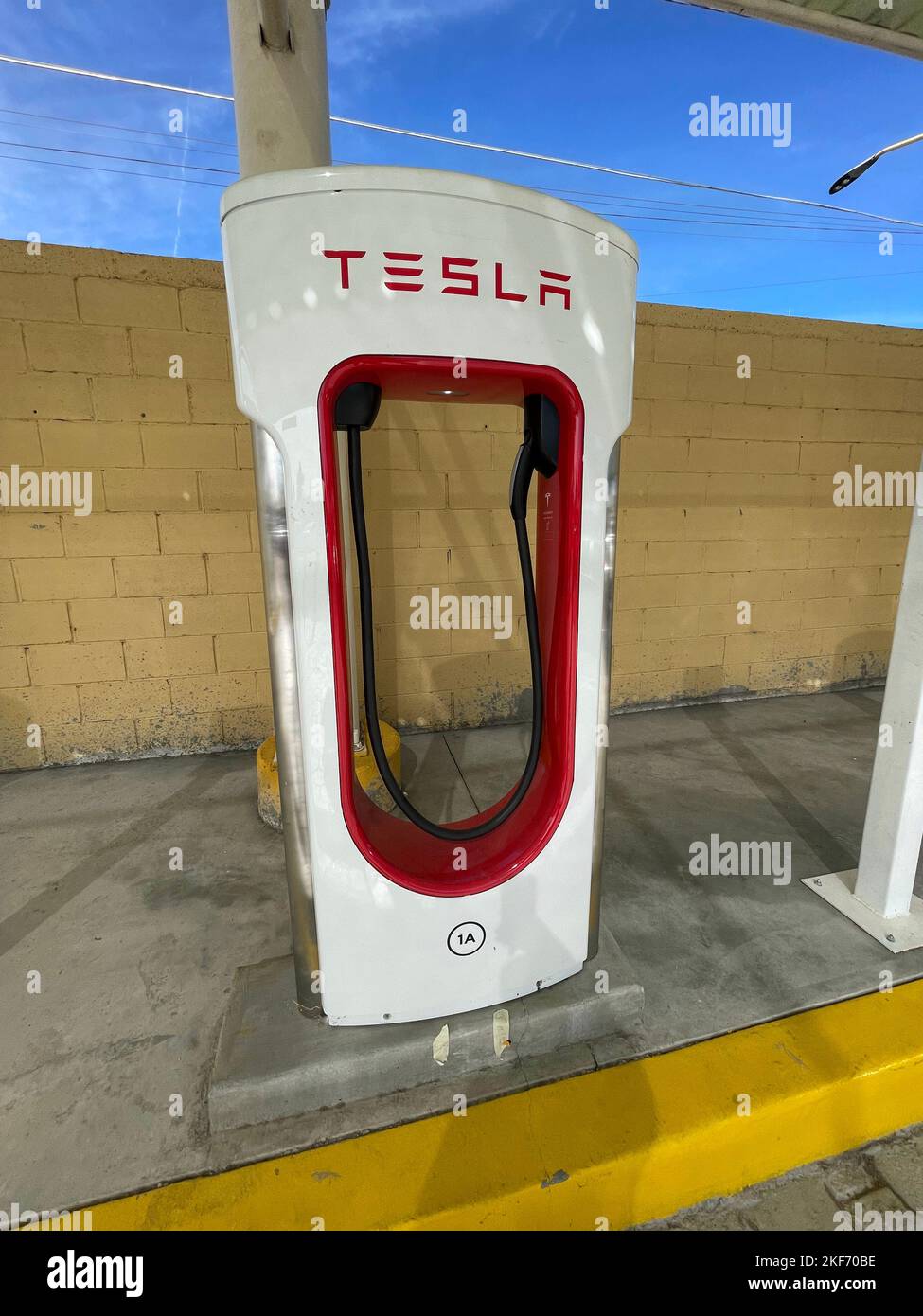 Electric station, Tesla and BMW charging station, charging center for ...