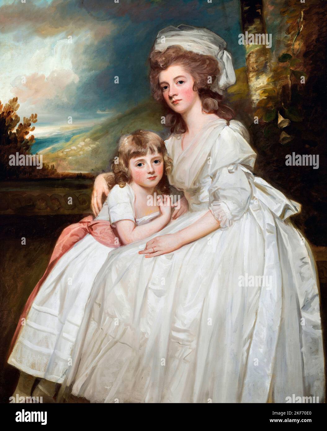 Mrs richard pryce corbet and her daughter mary hi-res stock photography ...