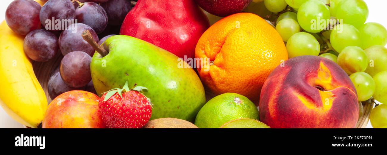 healthy food with fresh fruits Stock Photo - Alamy