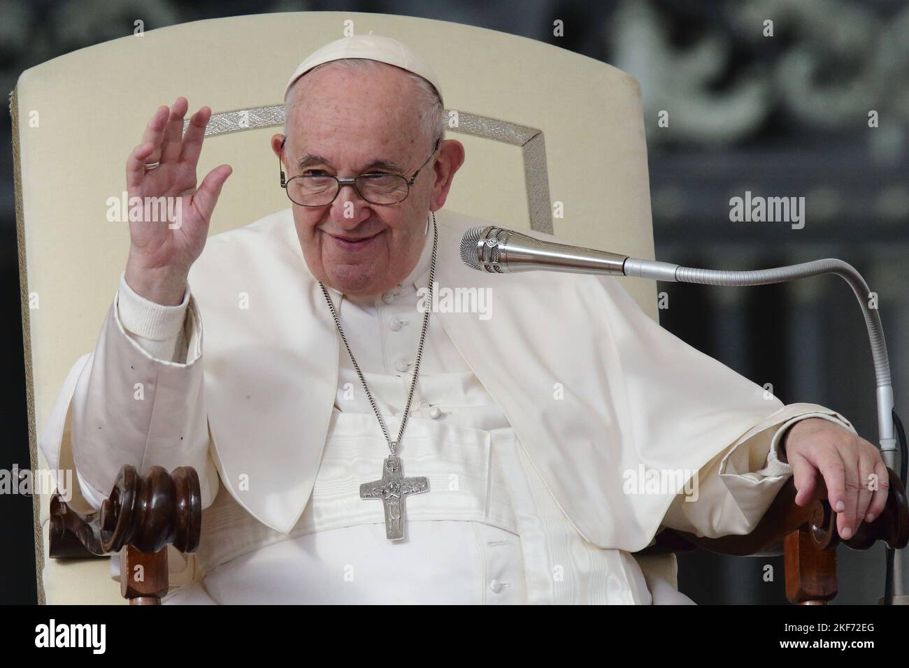 Vatican City State, Holy See. 16th Nov, 2022. POPE FRANCIS during his ...