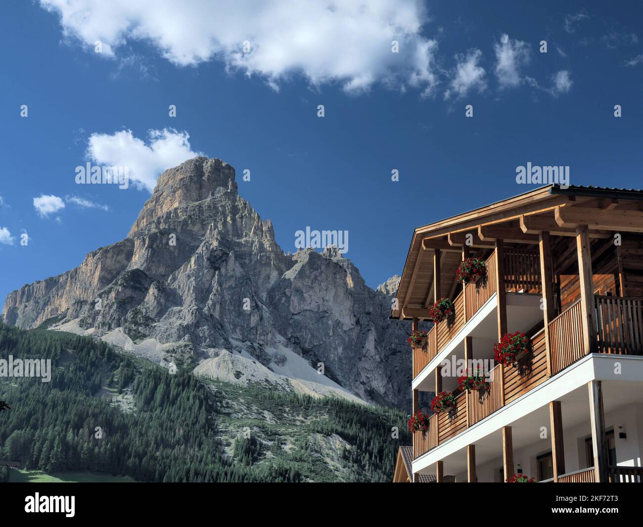 monte croce cross mountain dolomites view panorama Stock Photo - Alamy