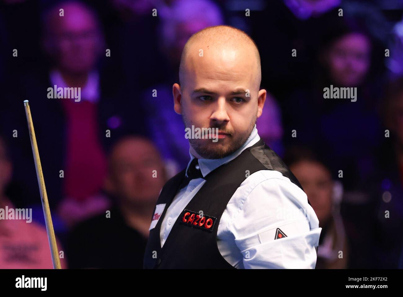 Belgium’s Luca Brecel during day five of the Cazoo UK Snooker ...