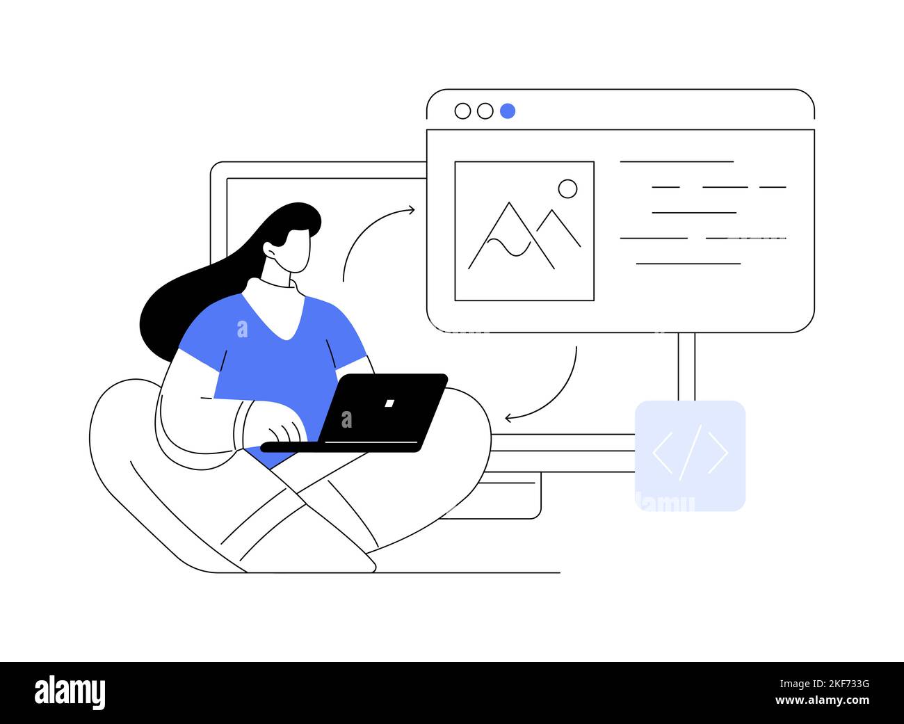 Microsites abstract concept vector illustration Stock Vector Image ...