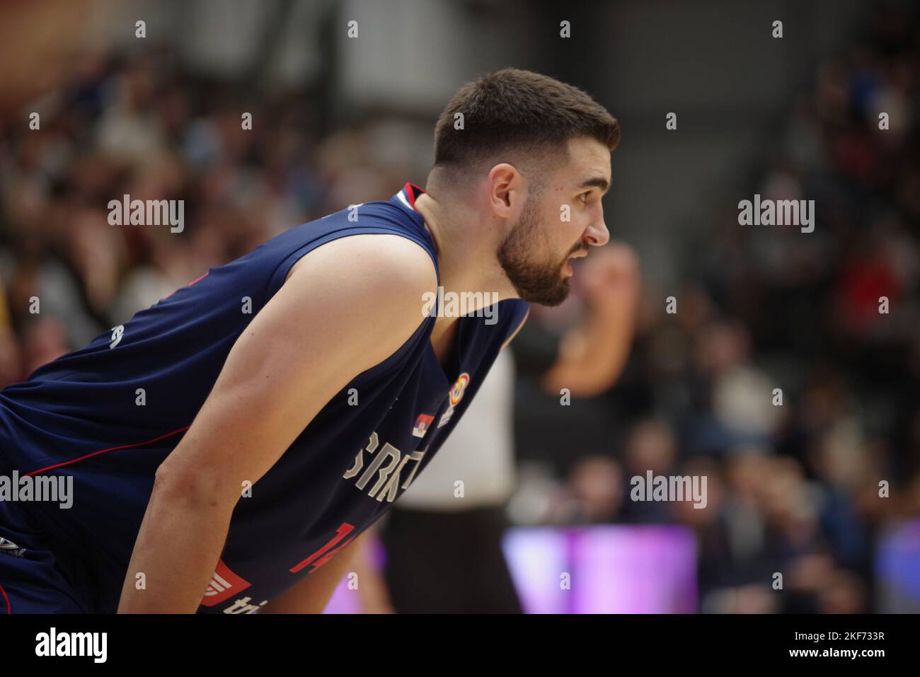 Newcastle upon Tyne, England, 11 November 2022. Dusan Ristic playing ...