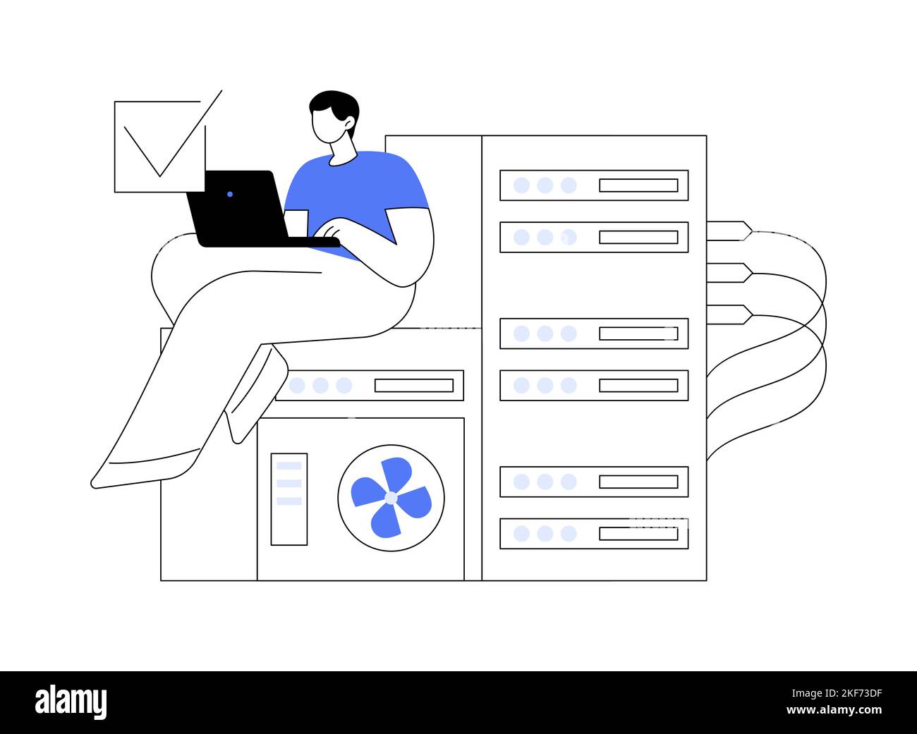 System administration abstract concept vector illustration Stock Vector ...