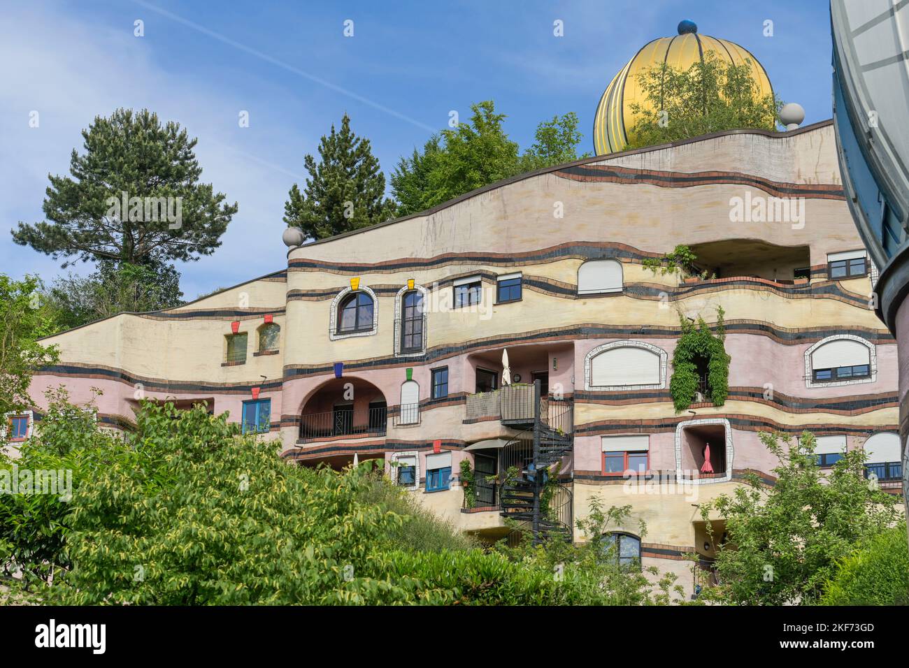 Wohnanlage Waldspirale von Friedensreich Hundertwasser ...