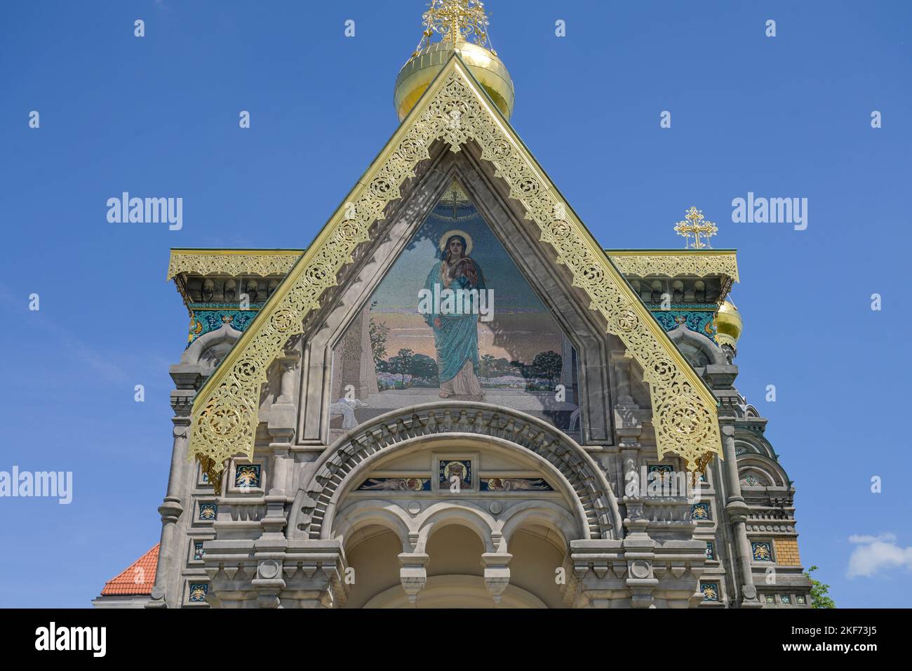 Russische Orthodoxe Kirche der heiligen Maria Magdalena, Mathildenhöhe, Darmstadt, Hessen ...