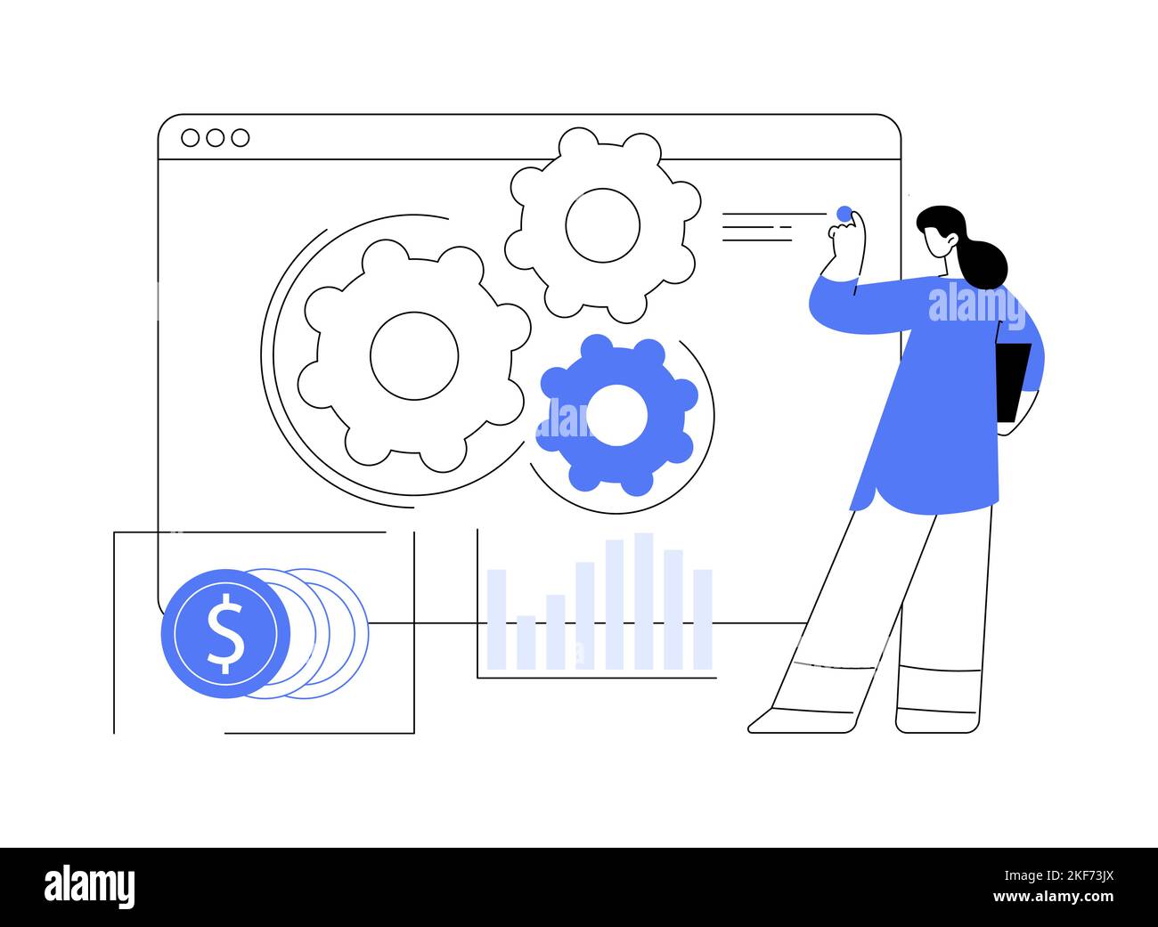 Business Process Automation Abstract Concept Vector Illustration Stock Vector Image And Art Alamy