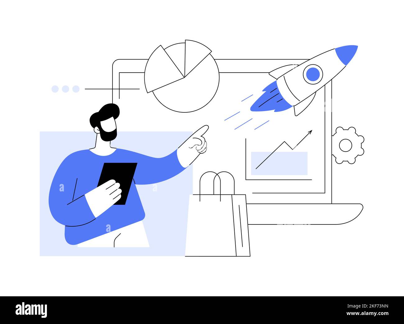 Demand planning abstract concept vector illustration Stock Vector Image ...