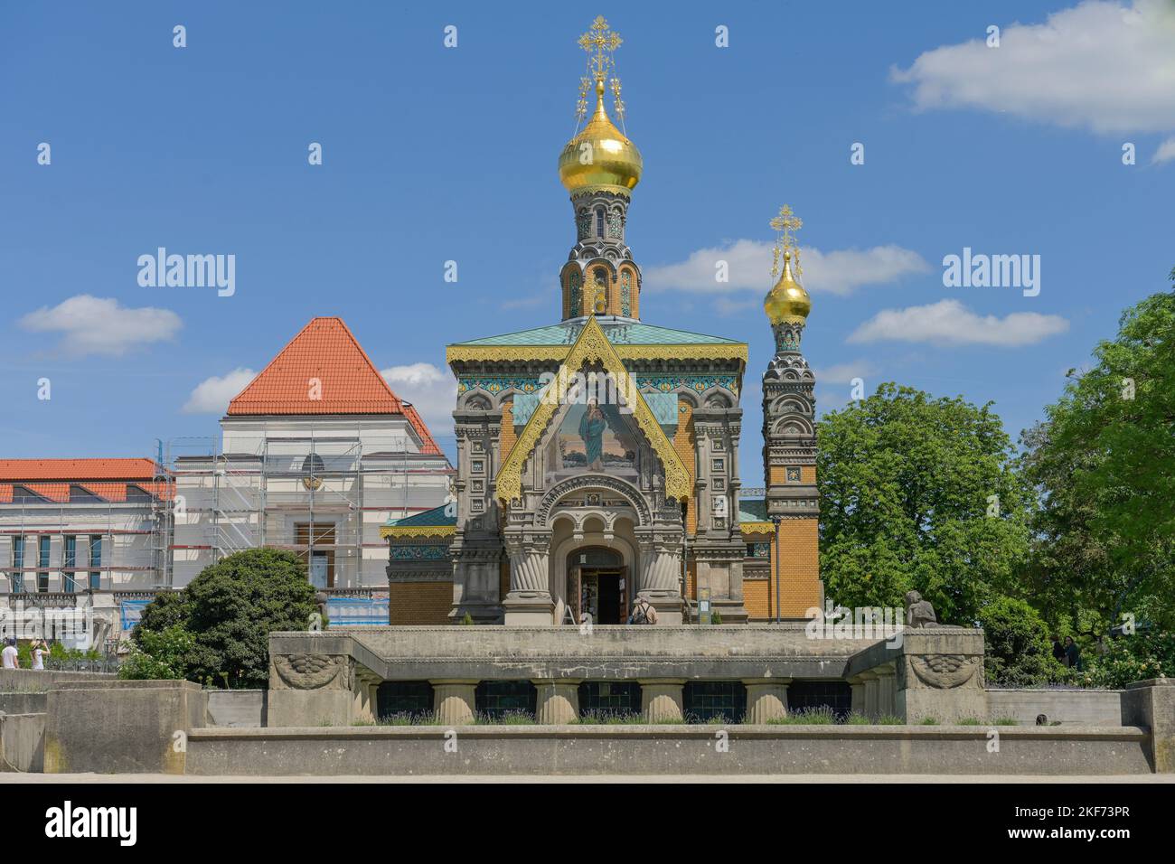 Russische Orthodoxe Kirche der heiligen Maria Magdalena, Mathildenhöhe ...