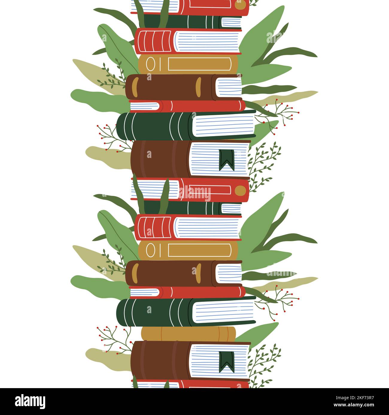 Book stack vector vectors hi-res stock photography and images - Alamy