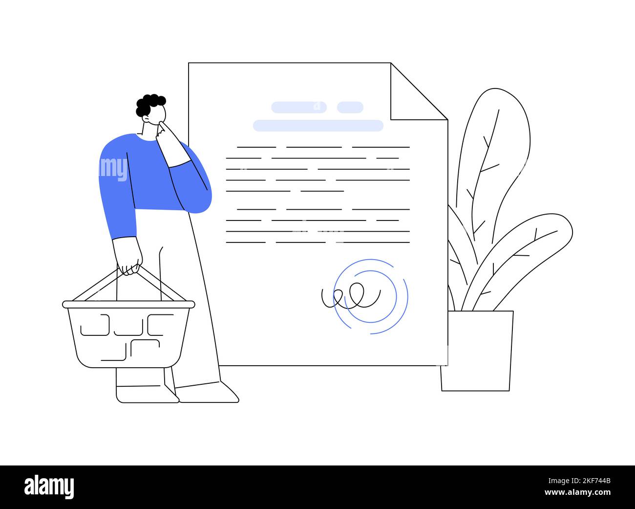 Consumer information abstract concept vector illustration Stock Vector ...