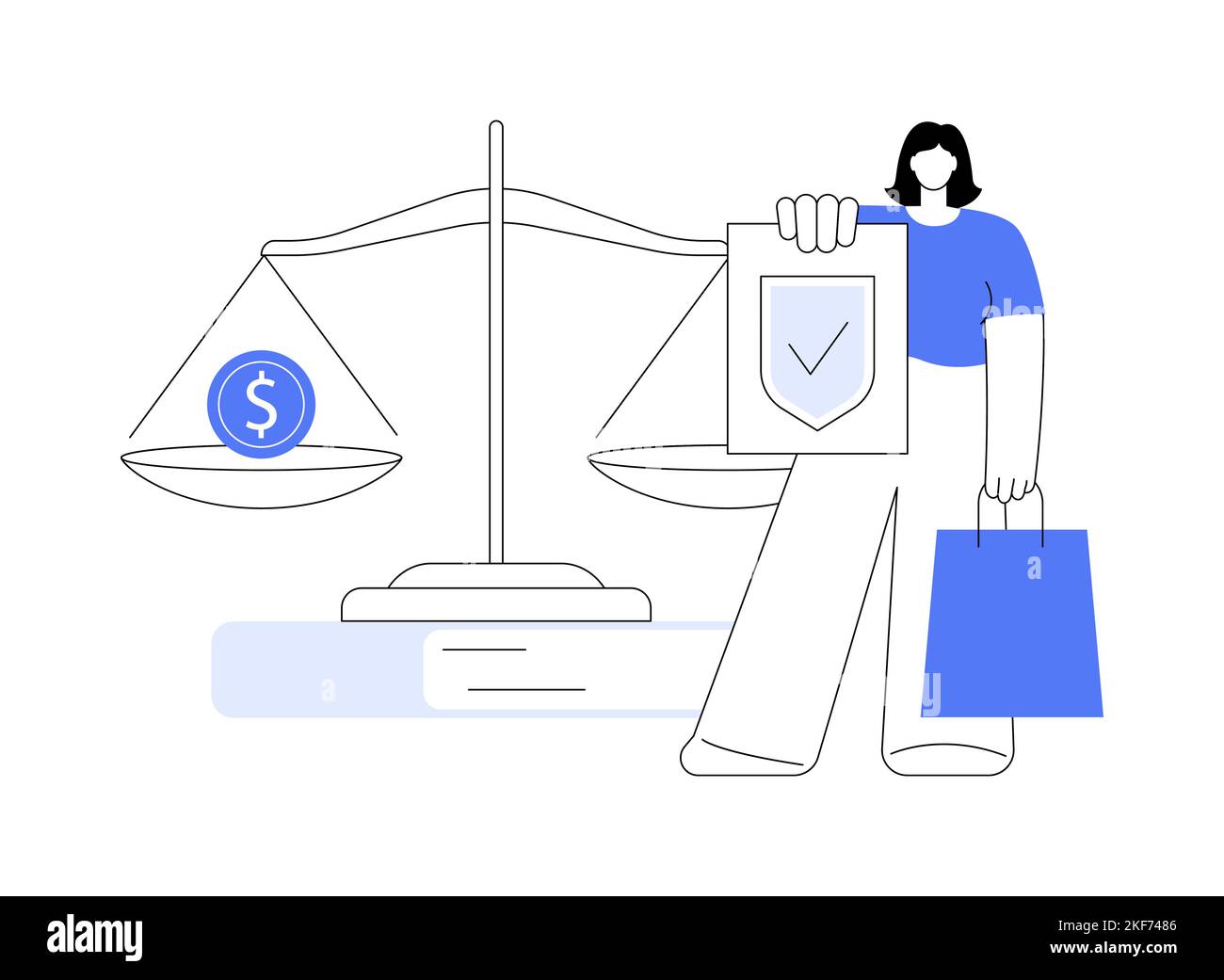 Consumer law abstract concept vector illustration Stock Vector Image ...