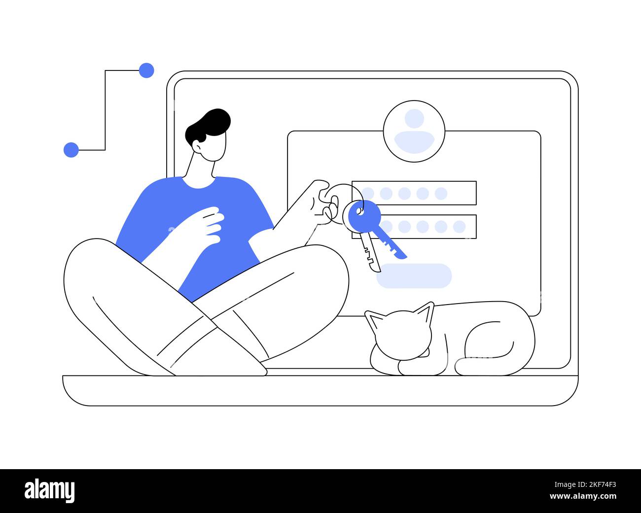 Registration abstract concept vector illustration Stock Vector Image ...