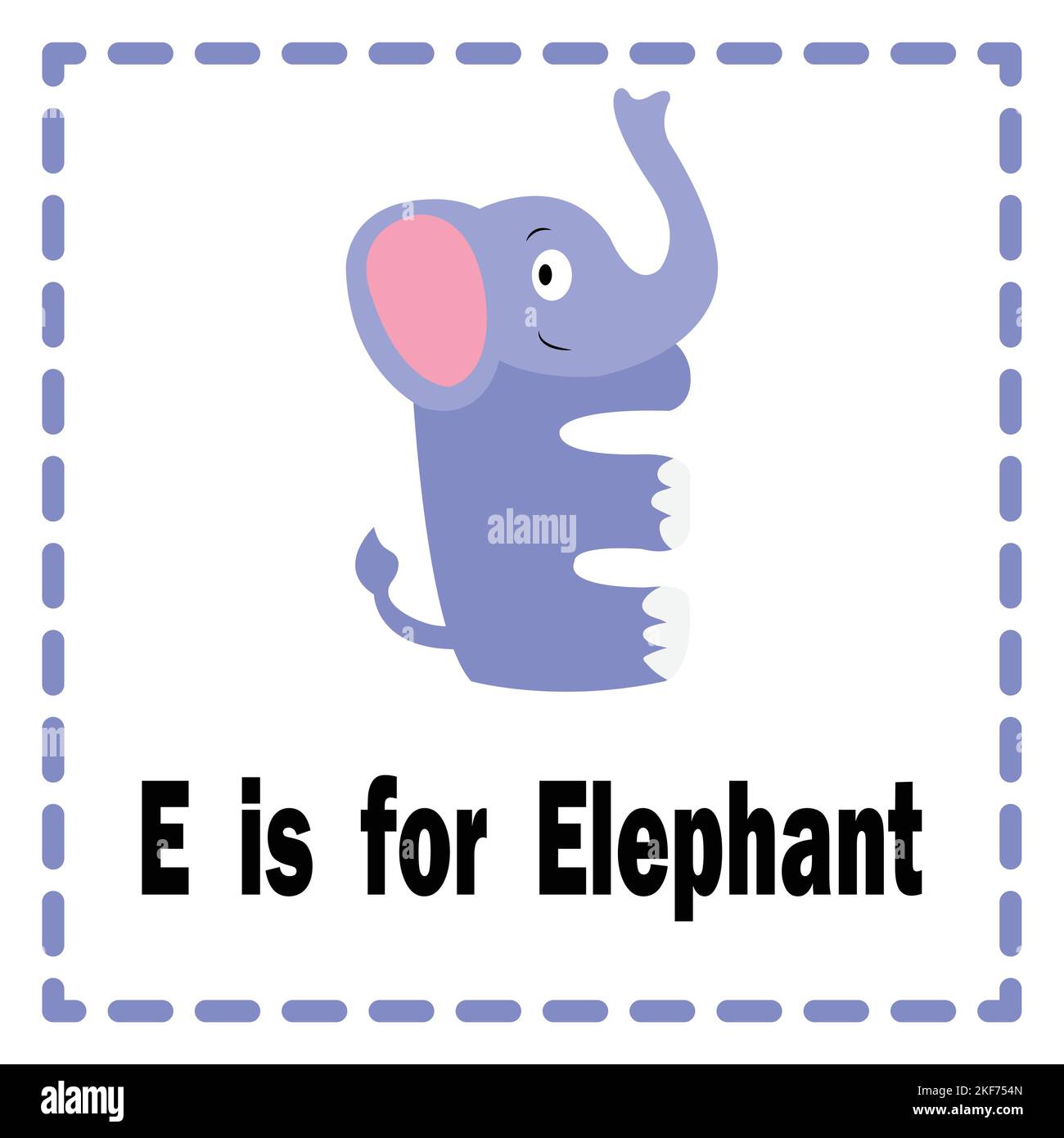 Baby elephant with parent Stock Vector Images - Alamy