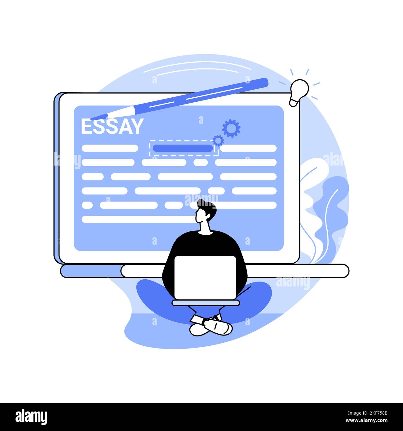 Text editor isolated cartoon vector illustrations Stock Vector Image ...